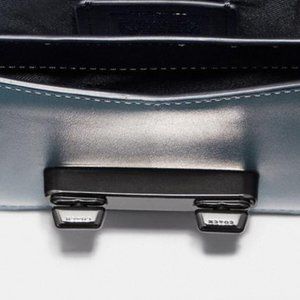 Coach | Bags | Coach 35 Swagger Shoulder Bag Hearts Applique Blue ...